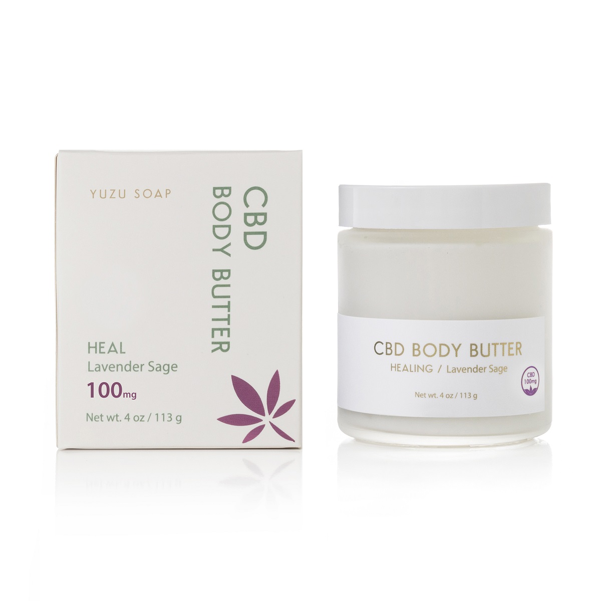 CBD Body Butter (100mg) – Yuzu Soap