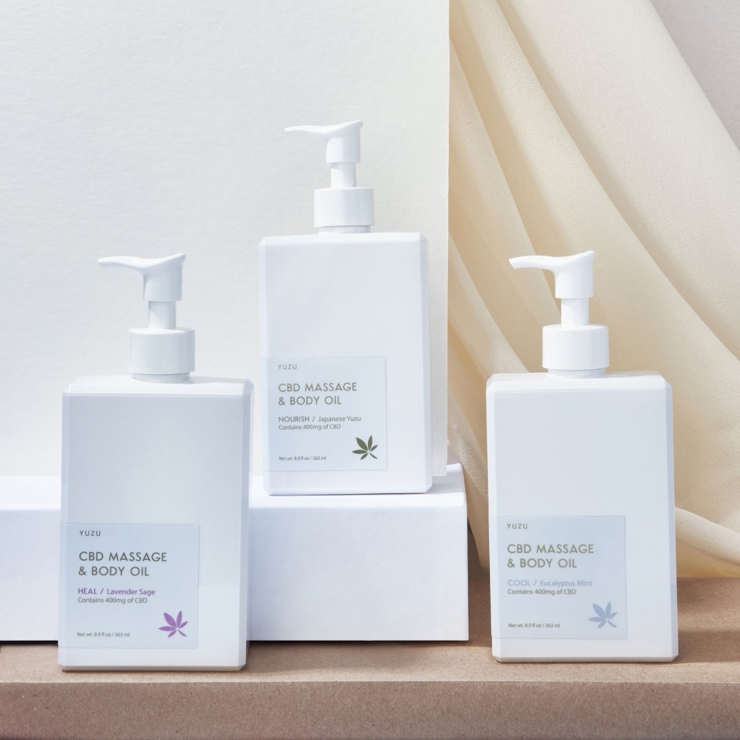 CBD Massage & Body Oil – Yuzu Soap